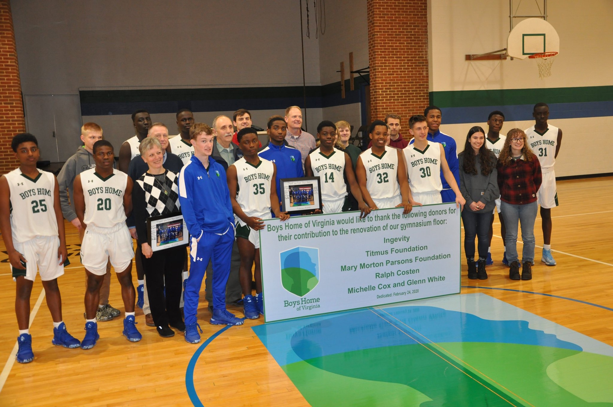 Gym Floor Dedication Ceremony | Boys Home, Inc.